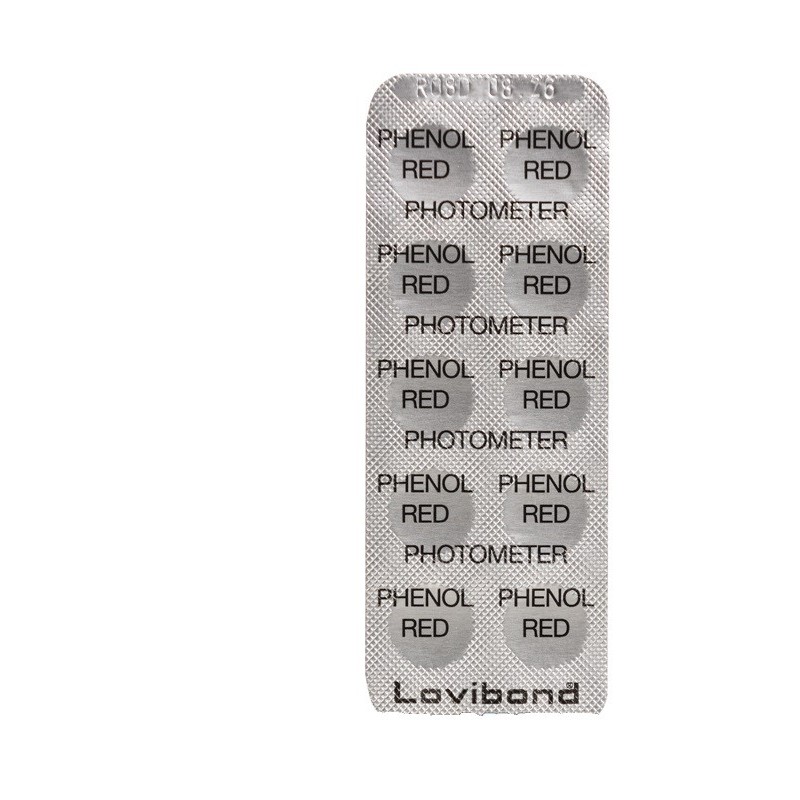 DPD Red Phenol 10 stk sort til photometer